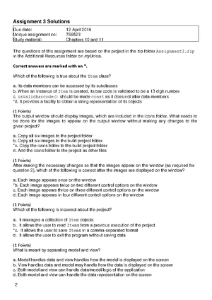 Chapter 4 Summary - Summary of QT Containers There are many occasions ...