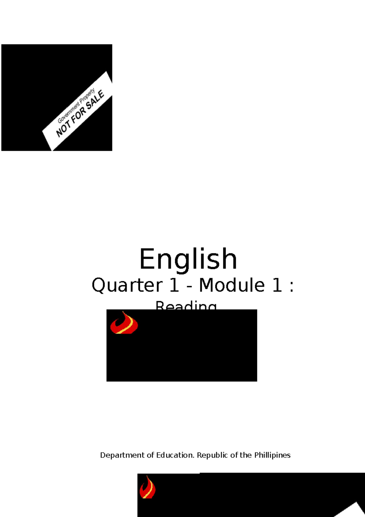 English 10 Q1M1 Reading - 10 English Quarter 1 - Module 1 : Reading ...