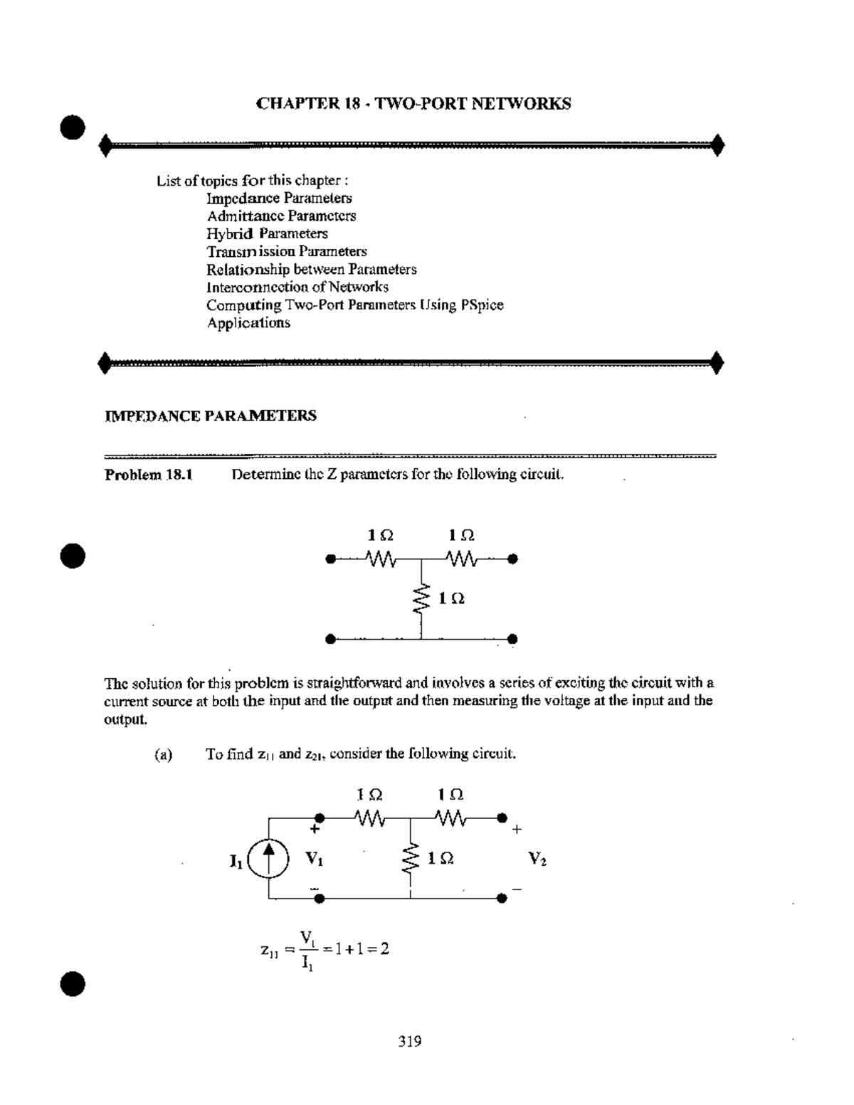 Chapter 18 Two Port Networks - ECE 101 - Studocu