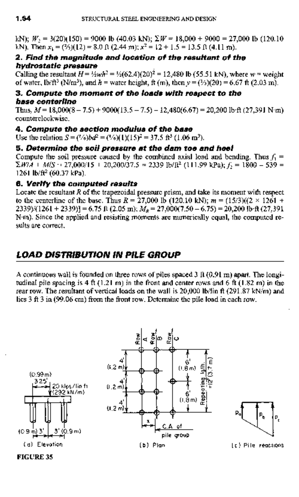 Civil-engineering-calculations - kN); W 2 = 3(2O)(ISO) = 9000 Ib (40 kN ...
