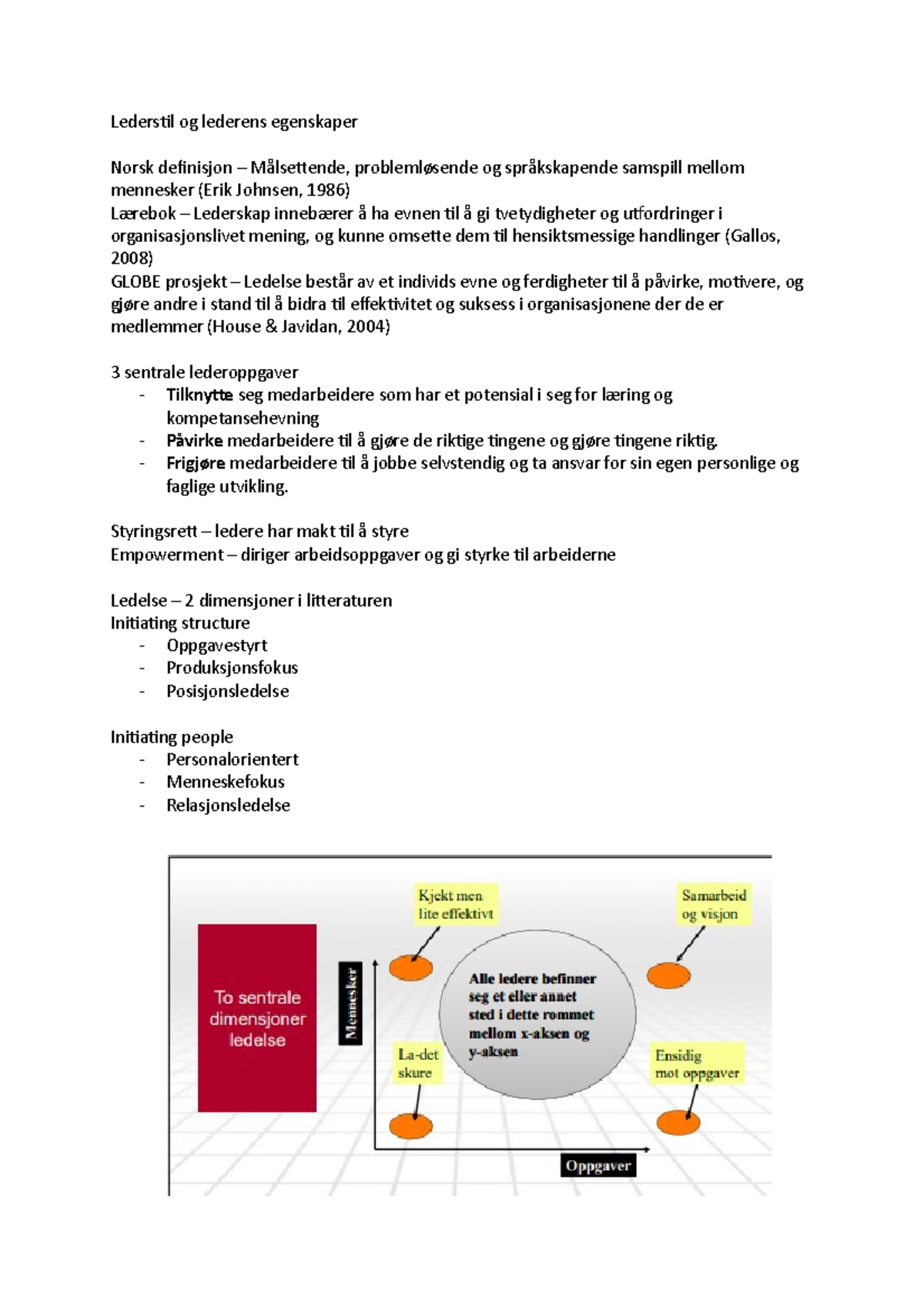 Lederstil og lederens egenskaper 18 - Lederstil og lederens egenskaper ...