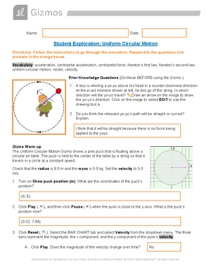 Copy of Gizmo Meiosis - asgmt. - Name: Date: Student Exploration ...