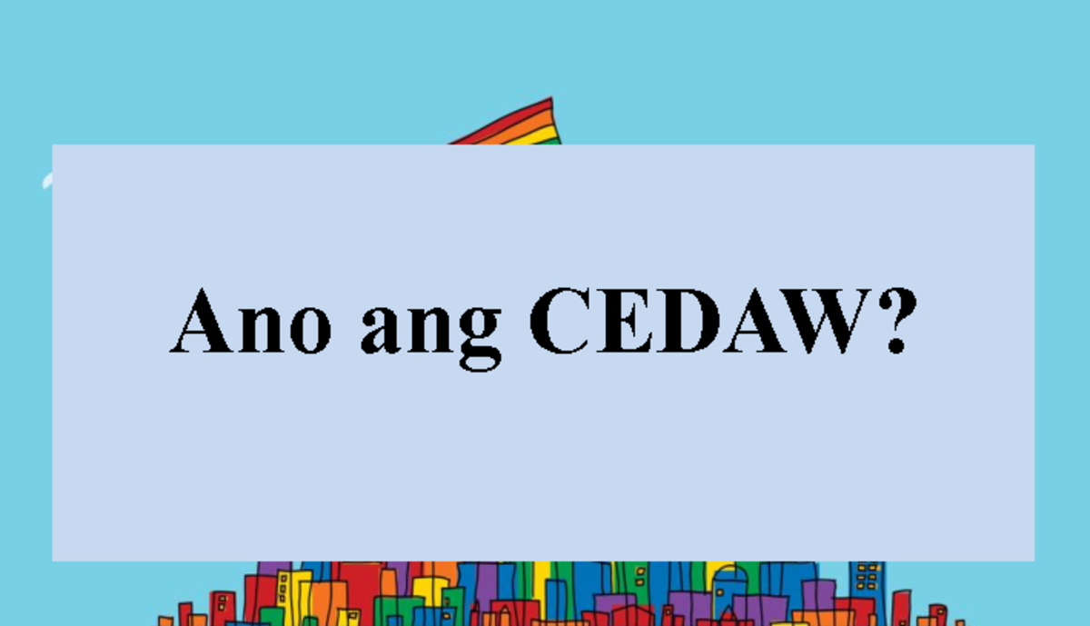 Aralin 3-3RD QRTR- Group 4 - Ano ang CEDAW? Convention on the ...