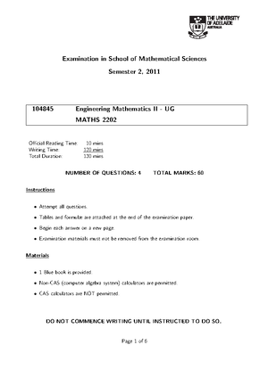 Series and Sequences [Year 11] - Test - MATHEMATICSYEAR 11 Semester 2 ...