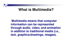 Multimedia System Note + Old question Solution - Studocu