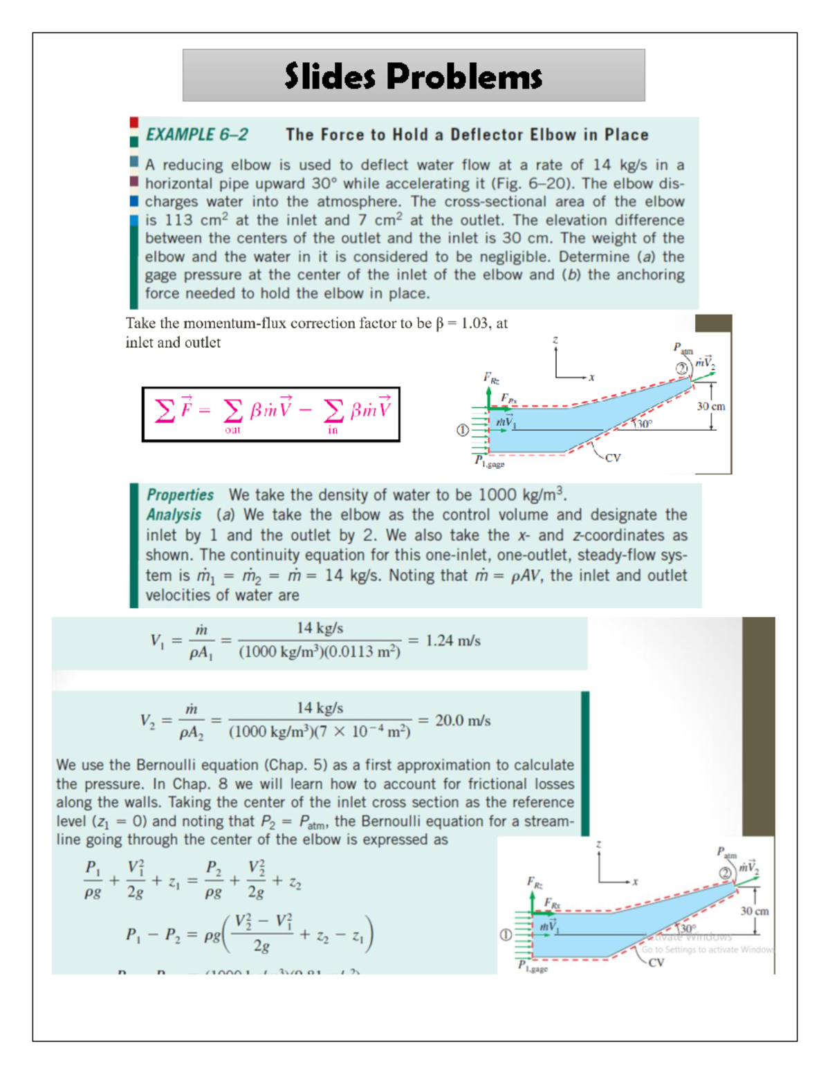 Pages from chapter 6 problems fluid mechancis pdf 2 - Fluids - Slides ...