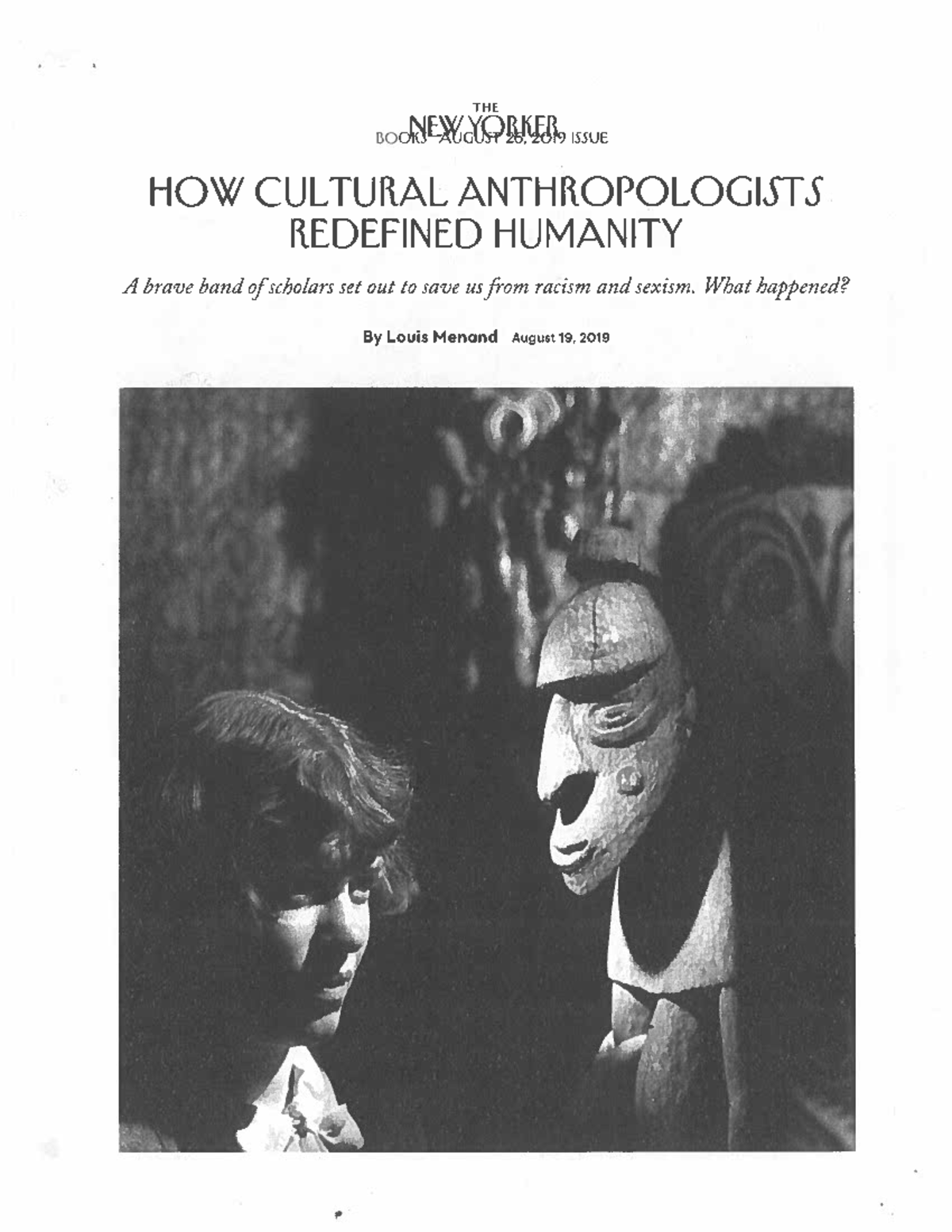 How Cultural Anthropologists Redefined Humanity - ANTHC 101.00 - Studocu