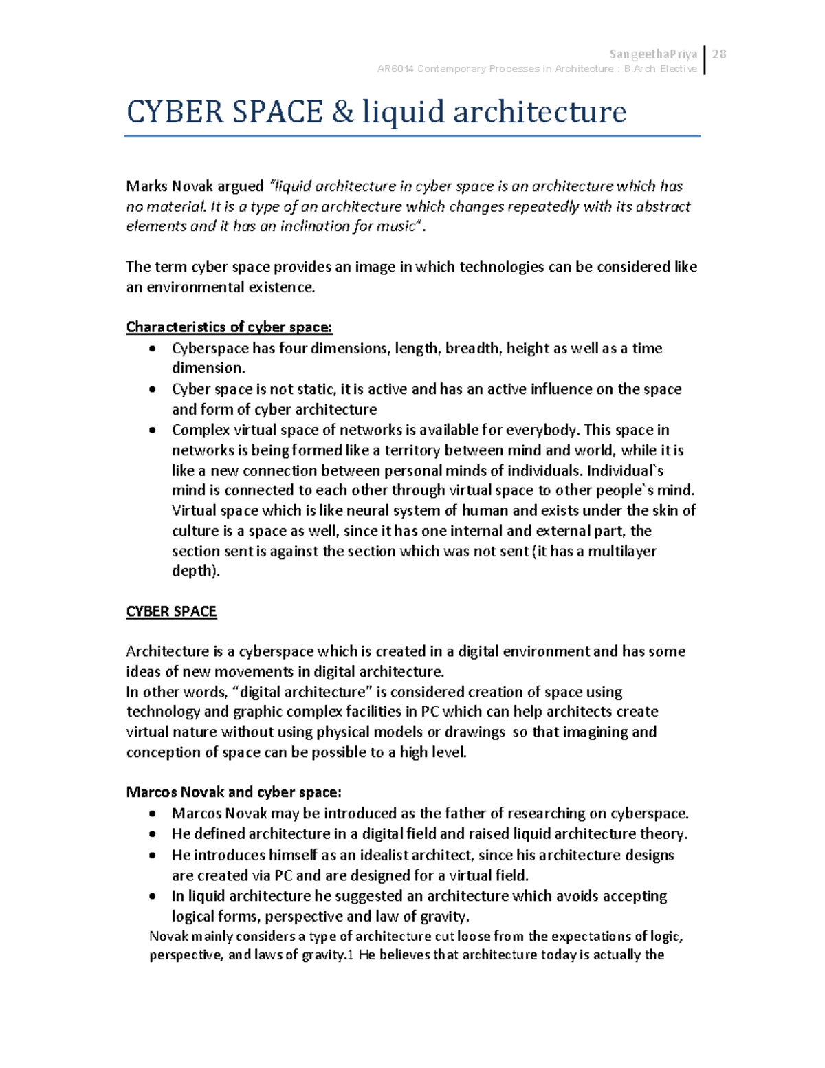 Aesthetics and authorship 2c - AR6014 Contemporary Processes in ...