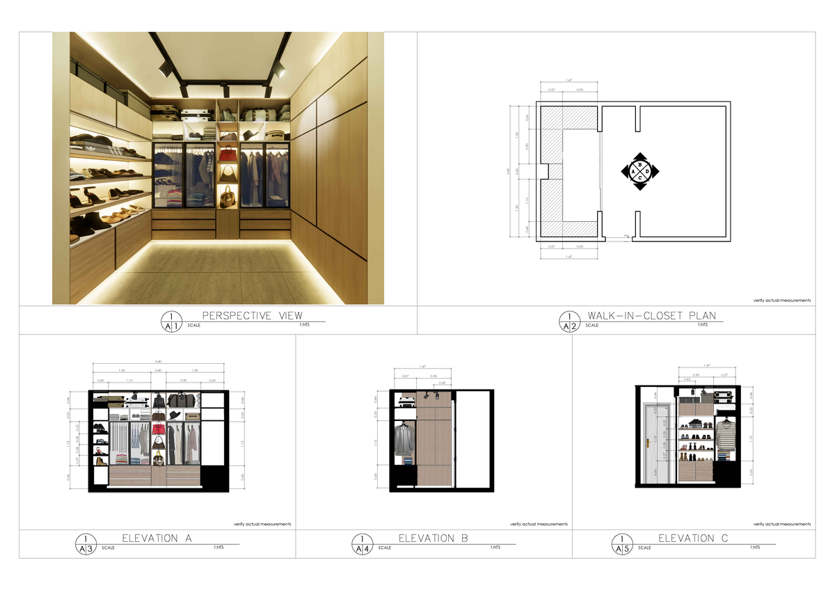 Hillside Cabinetry Details - A 1 SCALE A 2 SCALE 1:NTS A 5 SCALE 1:NTS ...