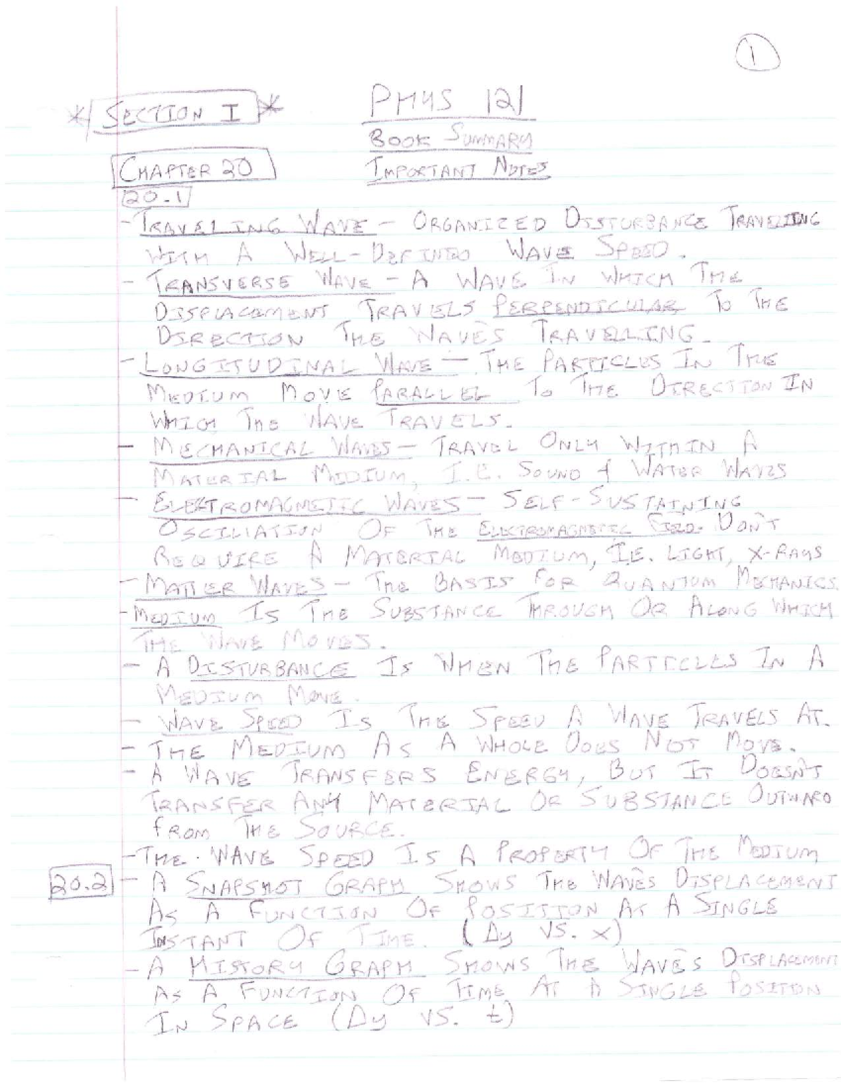 Phys 121 - Important Notes - (\ \ -___/ ?nqs aJ €o,** -{4r','r,r*t,'i I ...