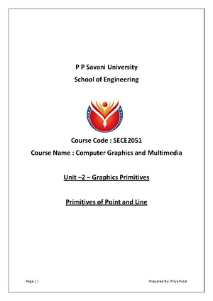 Unit 1 3D Object Representation, Polygon surfaces, tables, equations ...