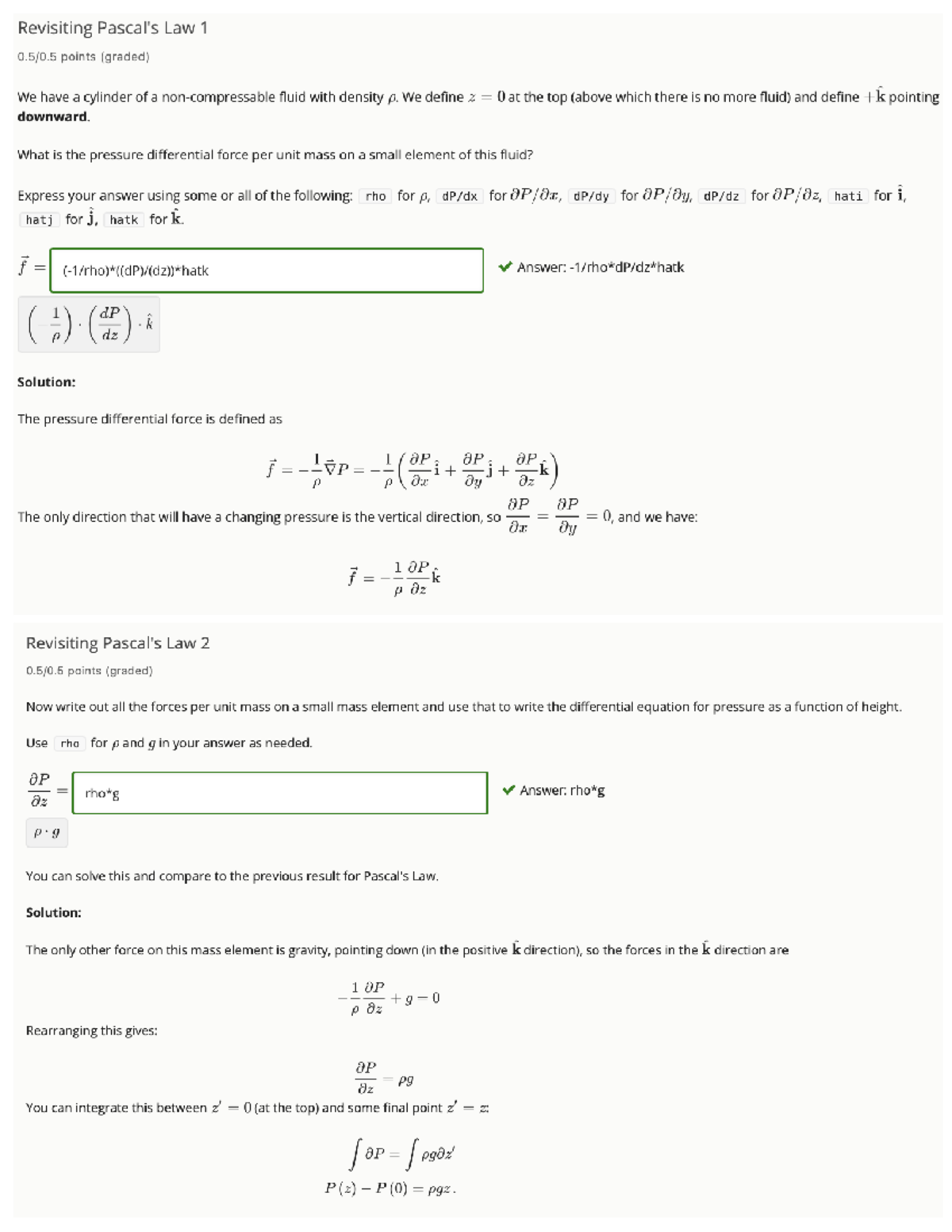 W14LS3 - Pressure Gradient Force - 8. 01 - Studocu