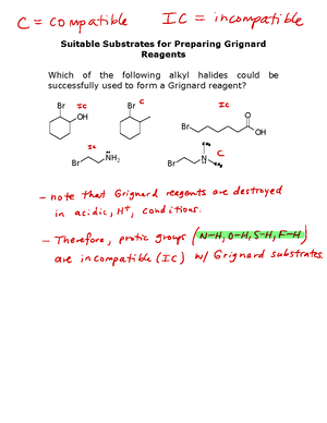 CH331 F23 Recitation 02 - CH331 Fall 2023 – Recitation 02 Group Review ...