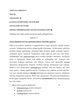 CAPS FET SAL Setswana GR 10-12 Web 65EE - - Studocu