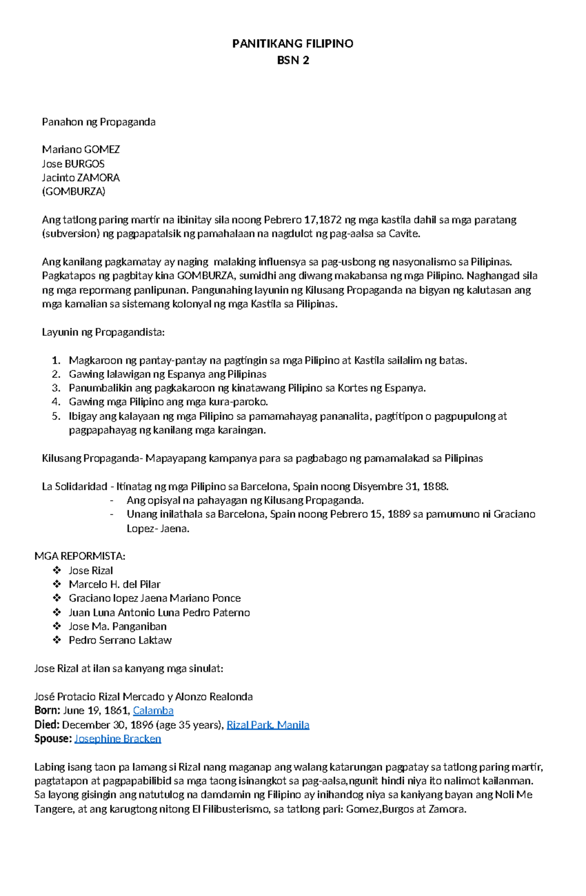 Inbound 4675055978680676349 - PANITIKANG FILIPINO BSN 2 Panahon ng ...