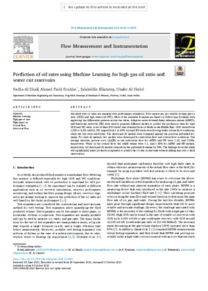 Volve field patterns - res - energies Article Ensemble Machine Learning ...