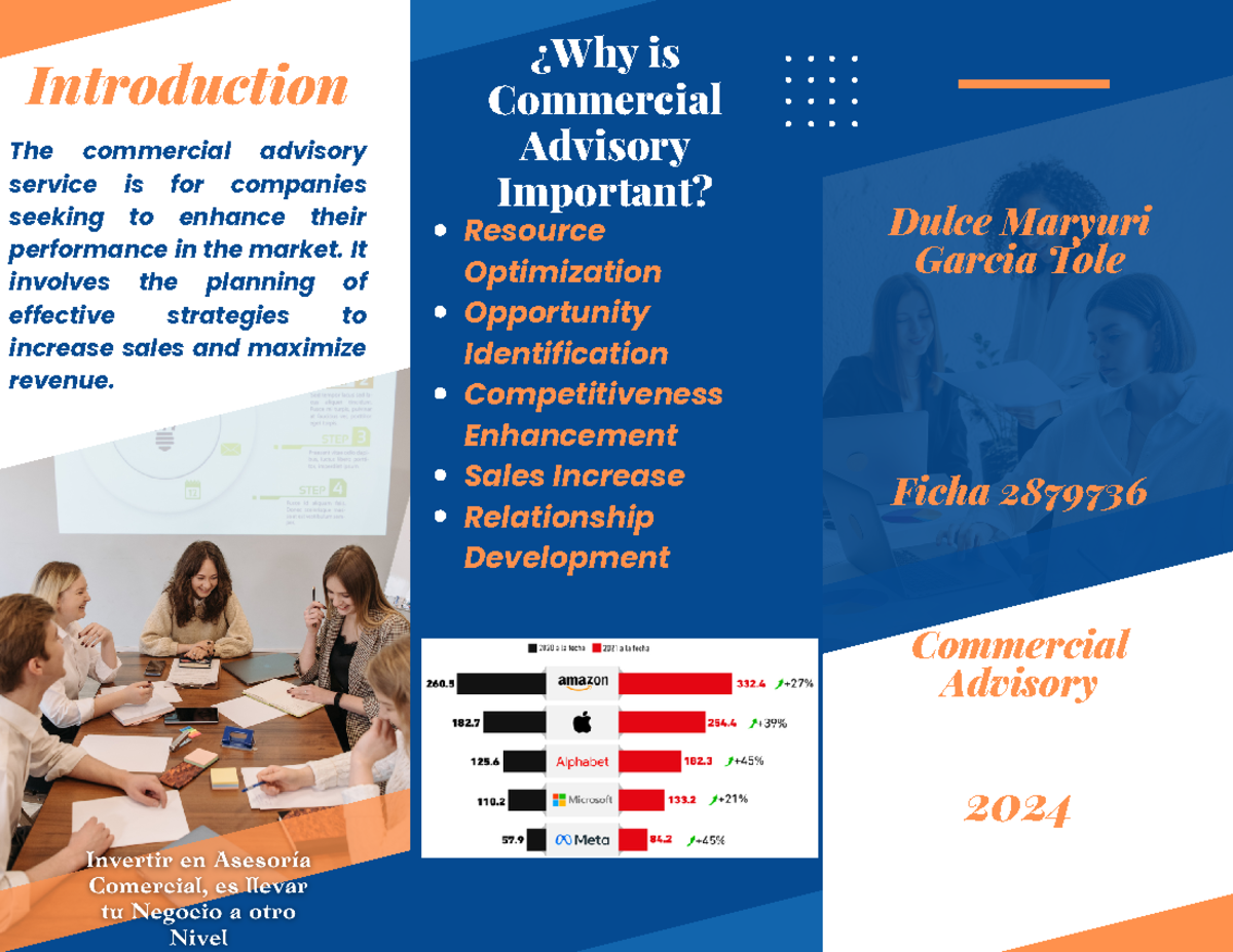 Folleto - ¿Why is Commercial Advisory Important? Dulce Maryuri Garcia ...