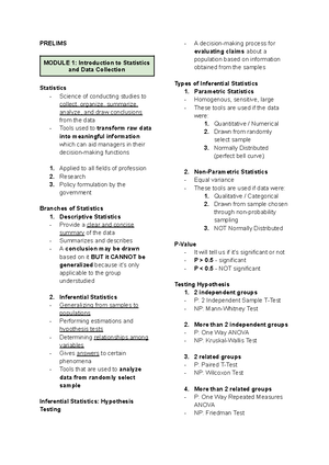 Module 6: t-TEST - NO. Assignment: Module two sample test DATE: pizon ...