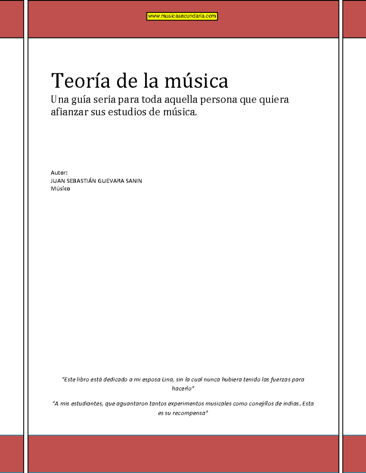 Teoria de la musica - .... - Una guía seria para toda aquella persona ...