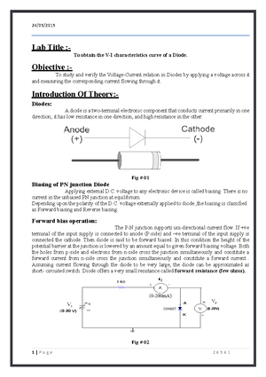 Lab # 002 - Best lab report - 01/10/ Lab Title :- To analyse the ...