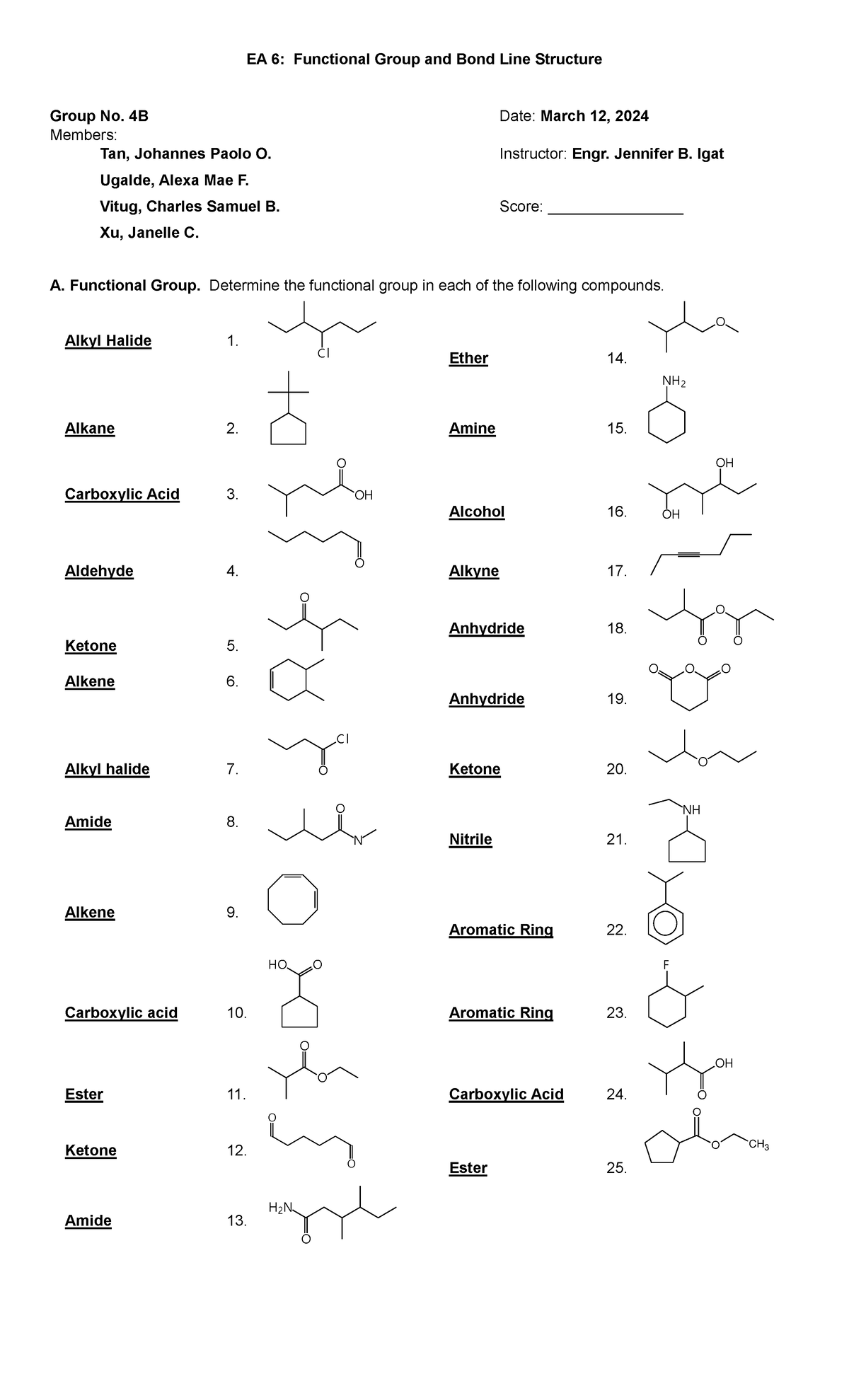 Group-4B BSY 11 S-CHEM012LA-Functional-Group-and-Bond-Line-Structure ...