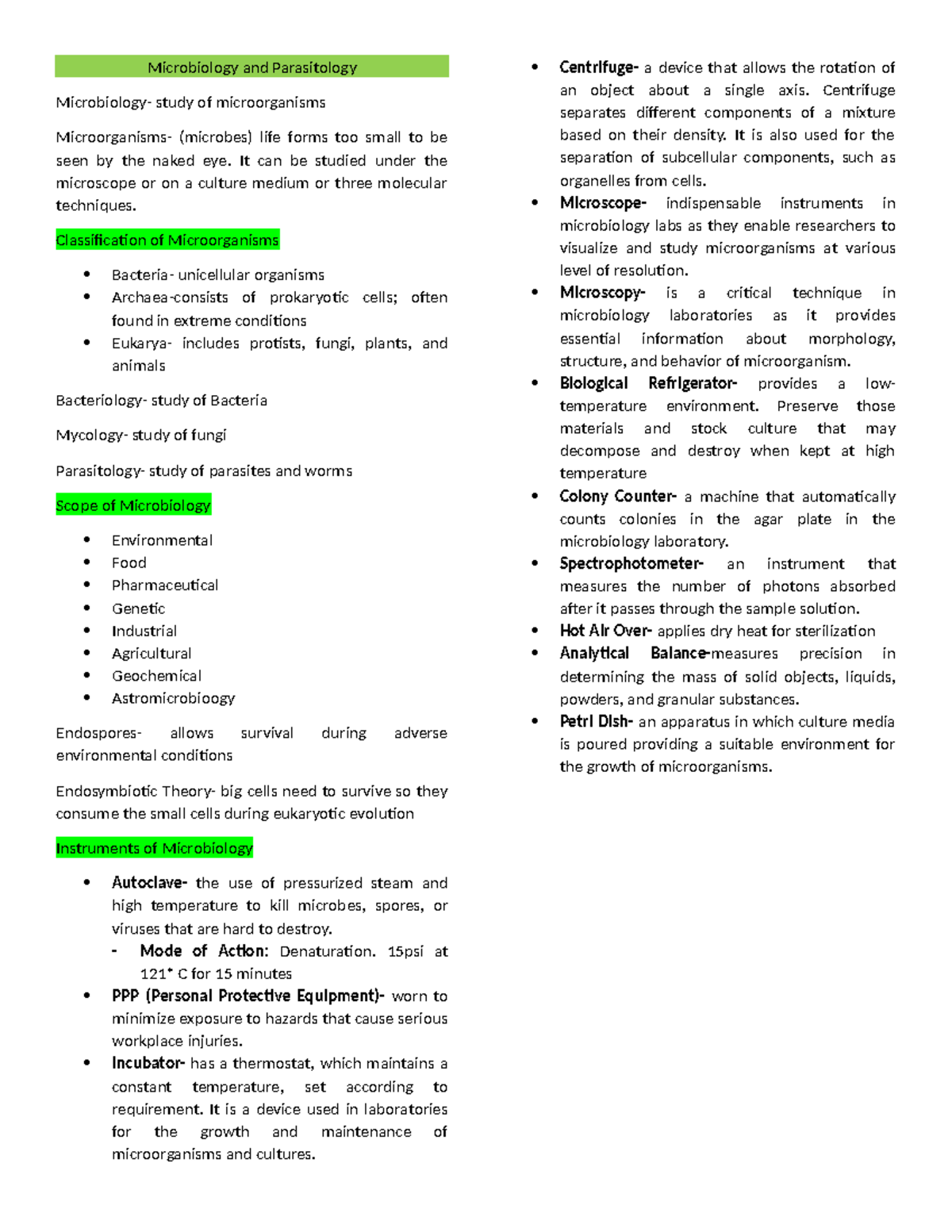 Microbiology and Parasitology - Microbiology and Parasitology ...