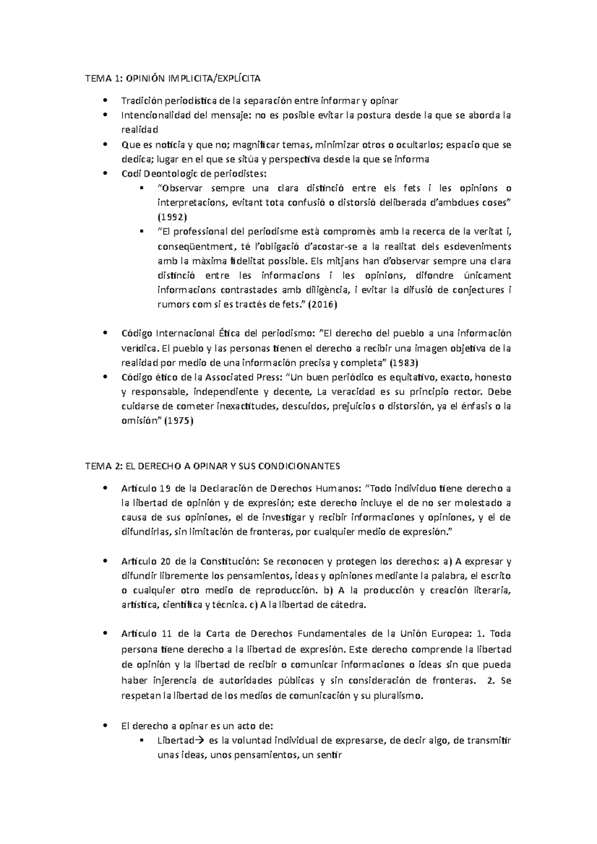 Teoria - Apunts - TEMA 1: OPINIÓN IMPLICITA/EXPLÍCITA Tradición ...