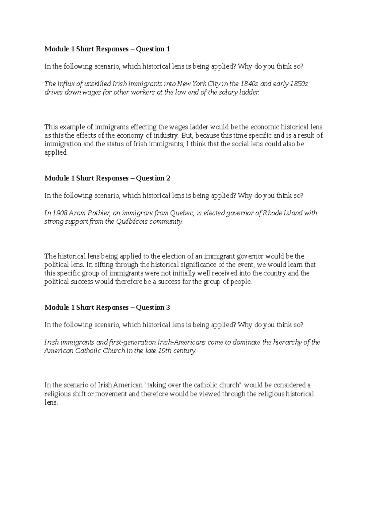 1-2 Module One Short Responses - Module 1 Short Responses – Question 1 ...