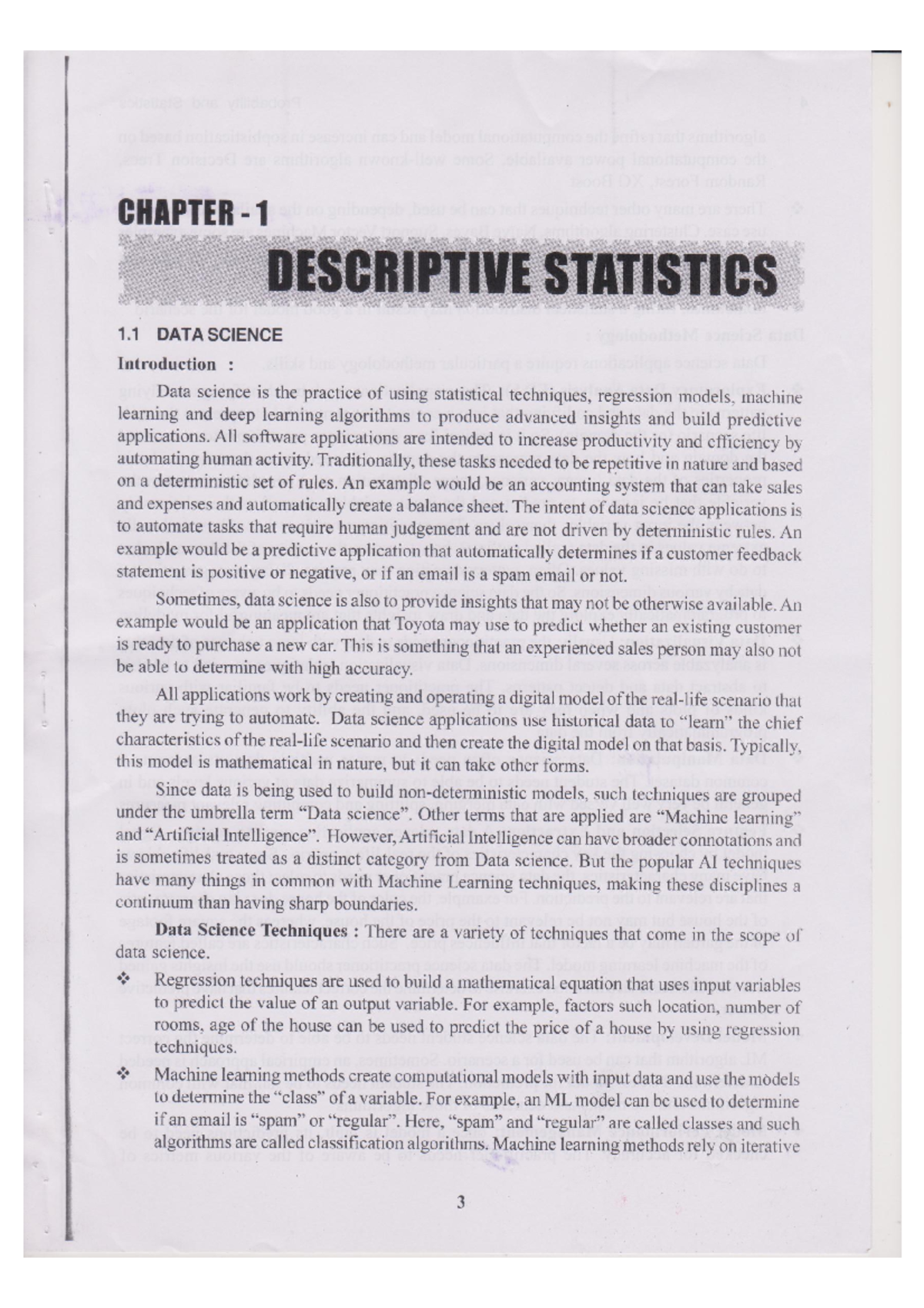 P&S R19 Unit 1 - Probability &Statistcis - Studocu