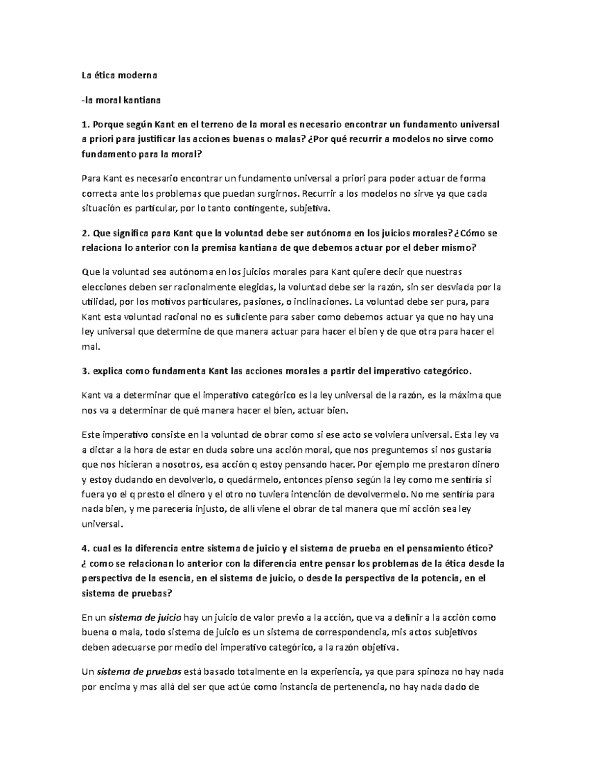 La ética moderna - Filosofia - Siglo 21 - Studocu