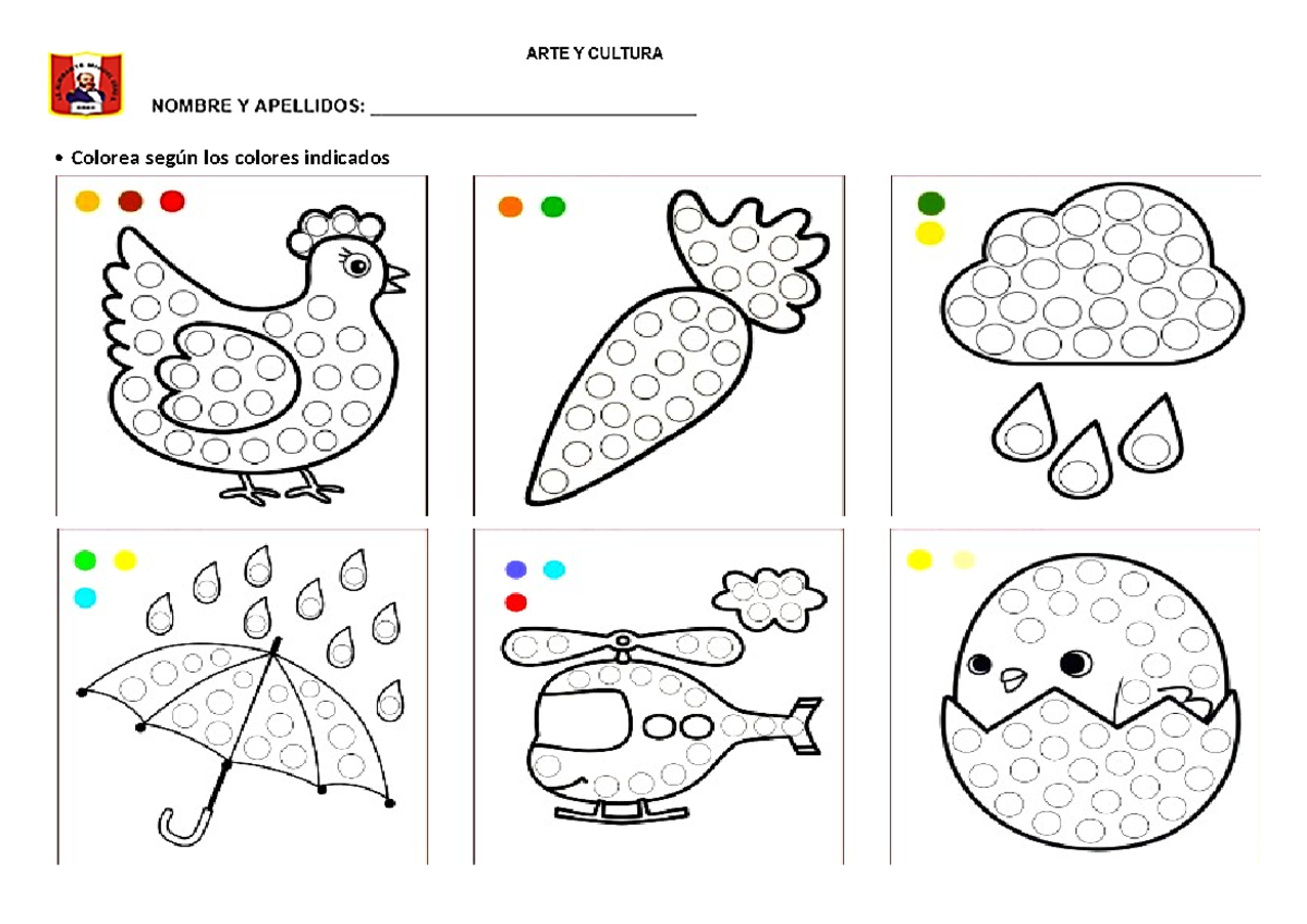 Ficha ARTE SEM10 - Historia del Arte Peruano - Colorea según los ...