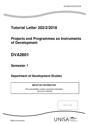 202 2021 1 b (1)memo essay - DVA 2601 /202/3/ 2021 Tutorial Letter 202 ...