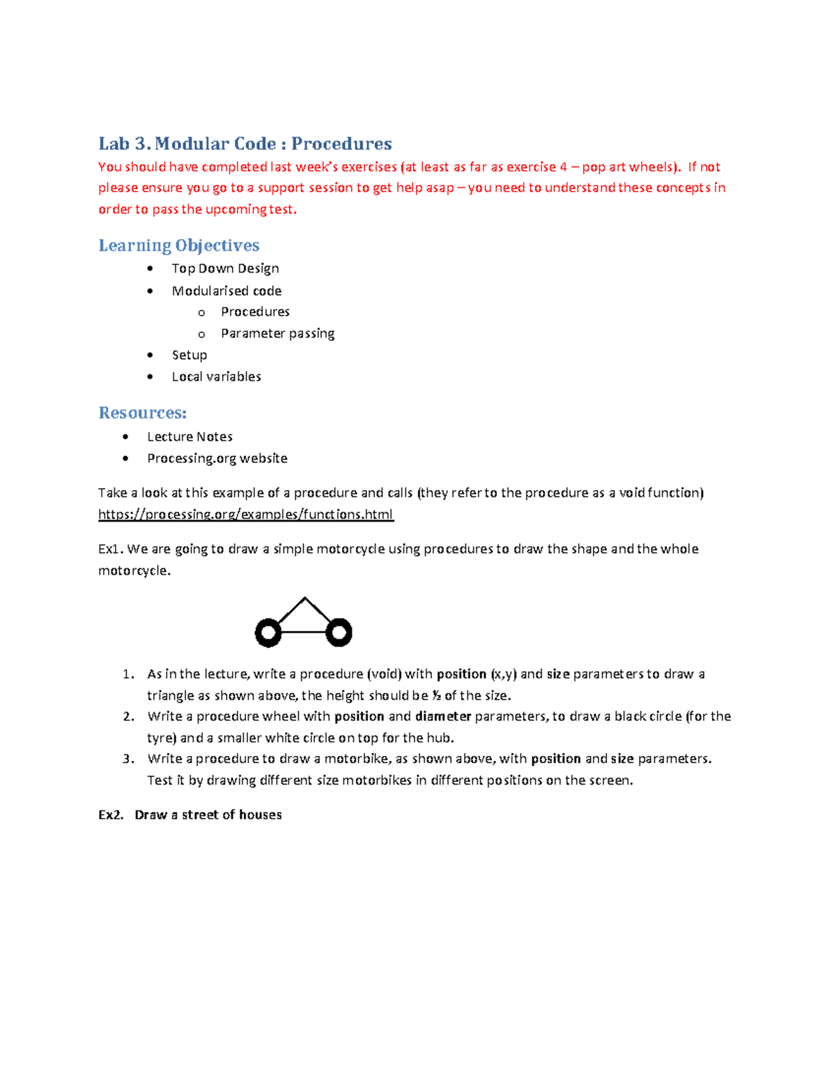 Lab wk3 Modular - Week 3 lab work for unit: Programming - Lab 3 ...