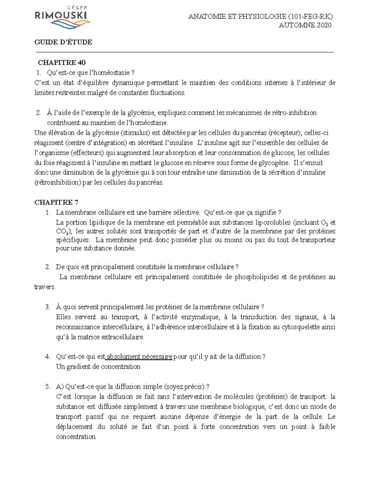 Guide d'étude - Chimie générale : la matière - 202-NYA - AUTOMNE 2020 ...