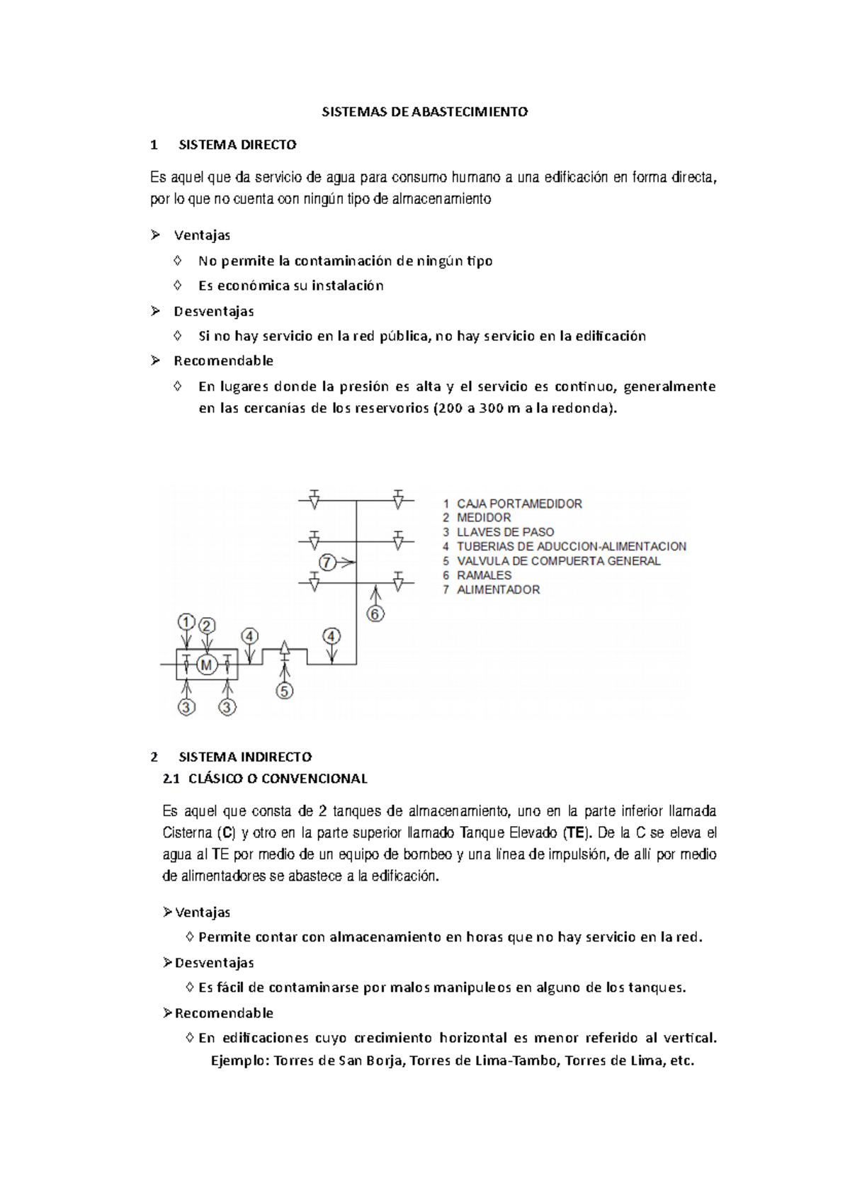 Sistemas DE Abastecimiento - SISTEMAS DE ABASTECIMIENTO 1 SISTEMA ...