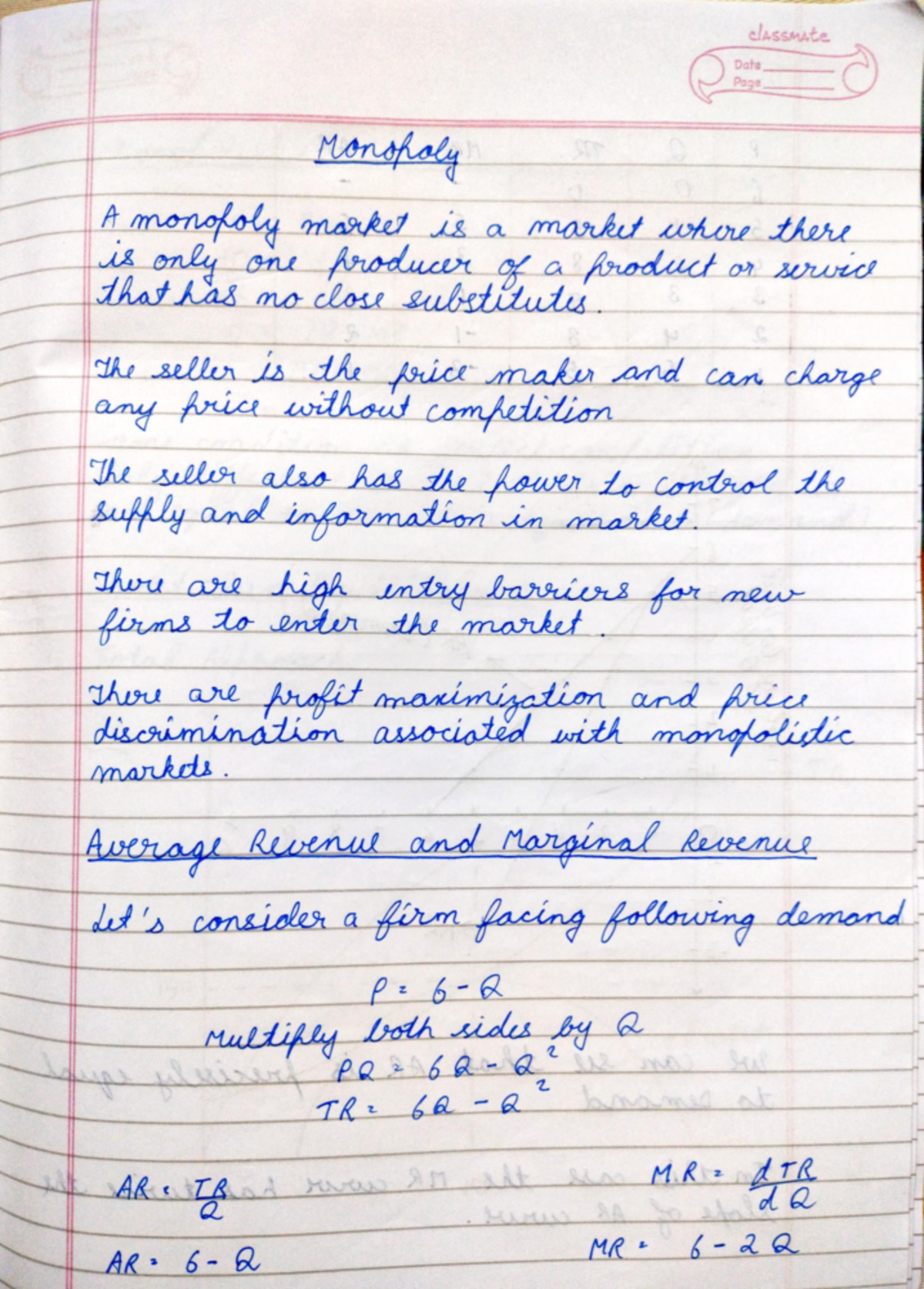Monopoly - Notes - BMS2021 - Studocu