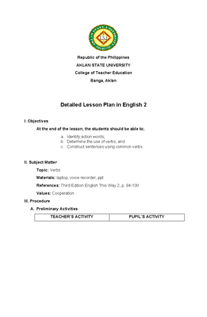 FS 2 Learning Episode 6 Enhancing a Face to Face Learning Environment ...