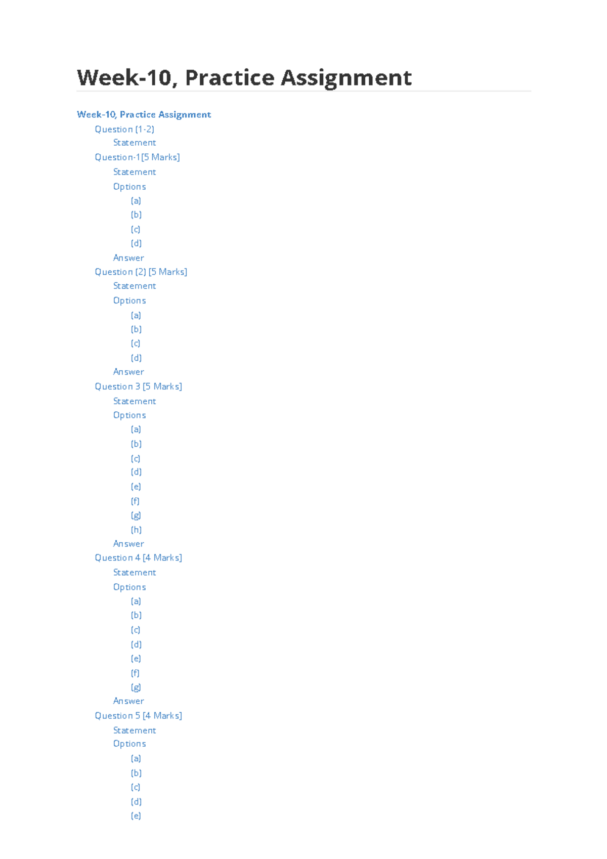 Copy of W10PA Sep2022 - Week 10 practice - Week-10, Practice Assignment Week-10, Practice ...