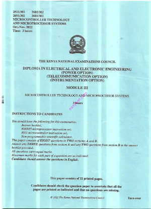 DIPLOMA IN ELECTRICAL ENGINEERING MODULE 3 ESTIMATION AND Tendering ...