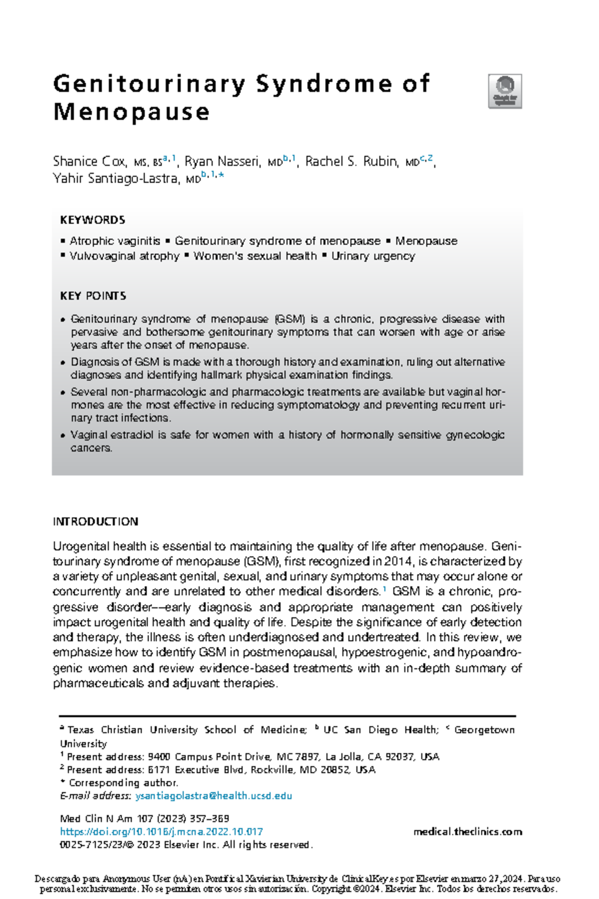 Genitourinary - Excelente - G e n i t o u r i n a r y S y n d ro m e o ...