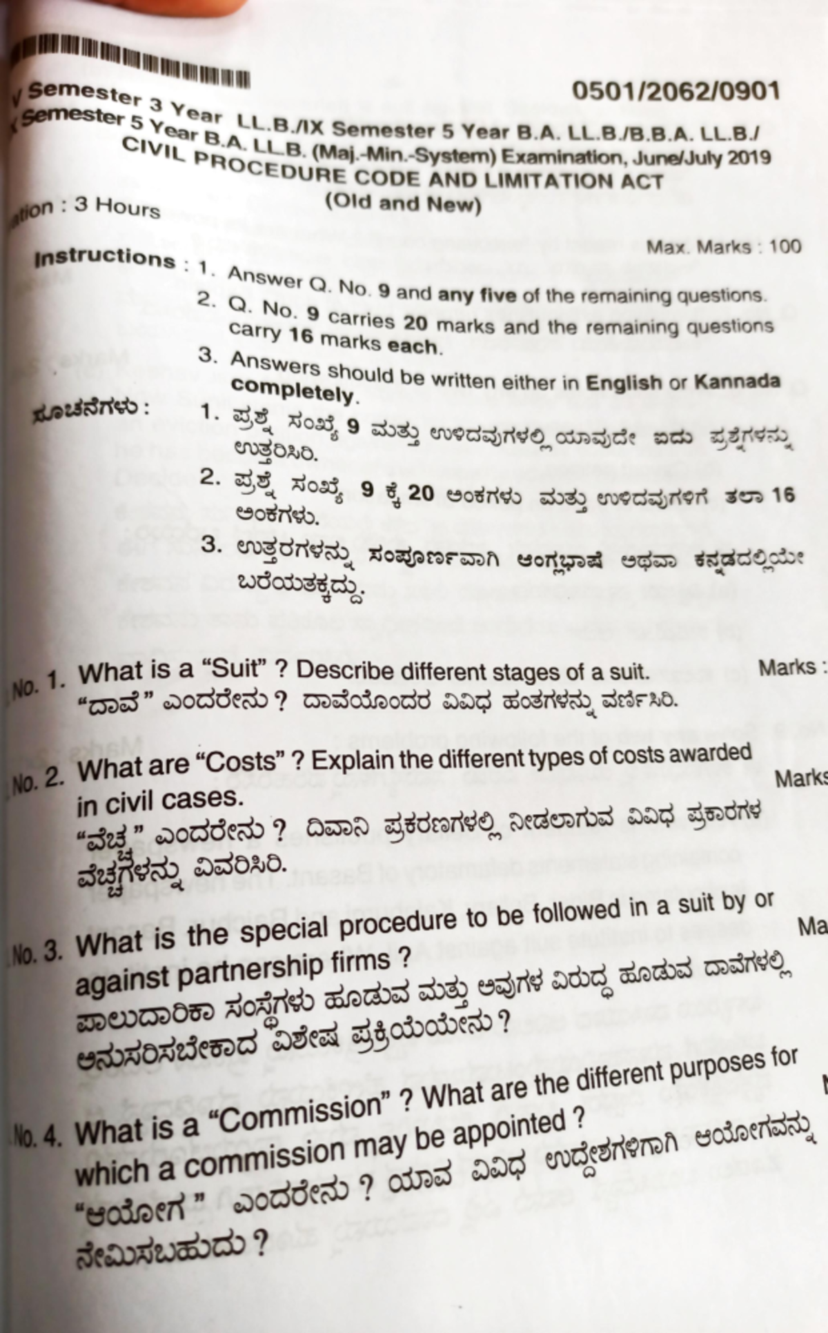 Cpc - Cpc notes - Semester Semester 5 3 Year Semester 5 Year B. CIVIL ...