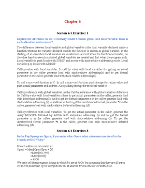 Homework - 1 - ... - Computing Systems Architecture Homework – 1 Problem 1. Consider three ...