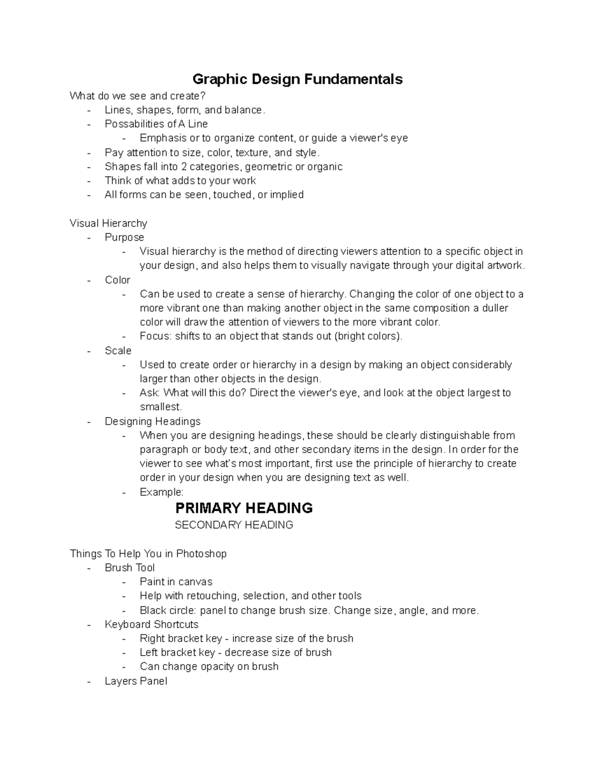 Week 2 - Intro to Digital Media (Graphic Design Fundamentals) - Graphic ...