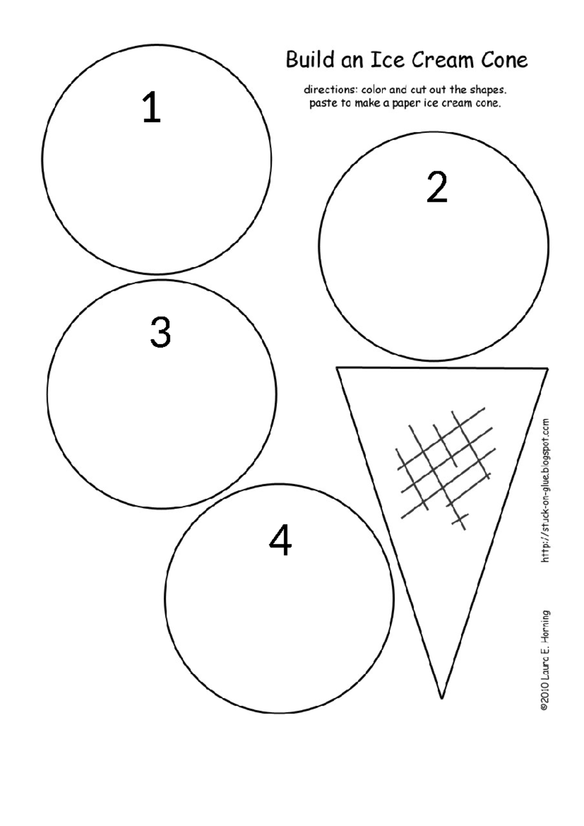 Cut and build ice cream - SCOHS5513 - Build an Ice Cream Cone 1 ...