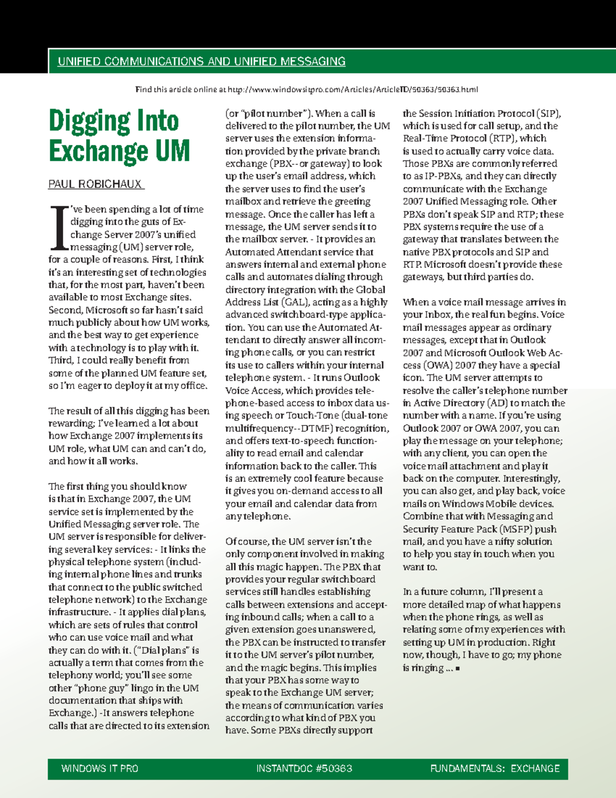 50363 - network fundamentals- digging into exchange UM part 1 - WINDOWS ...