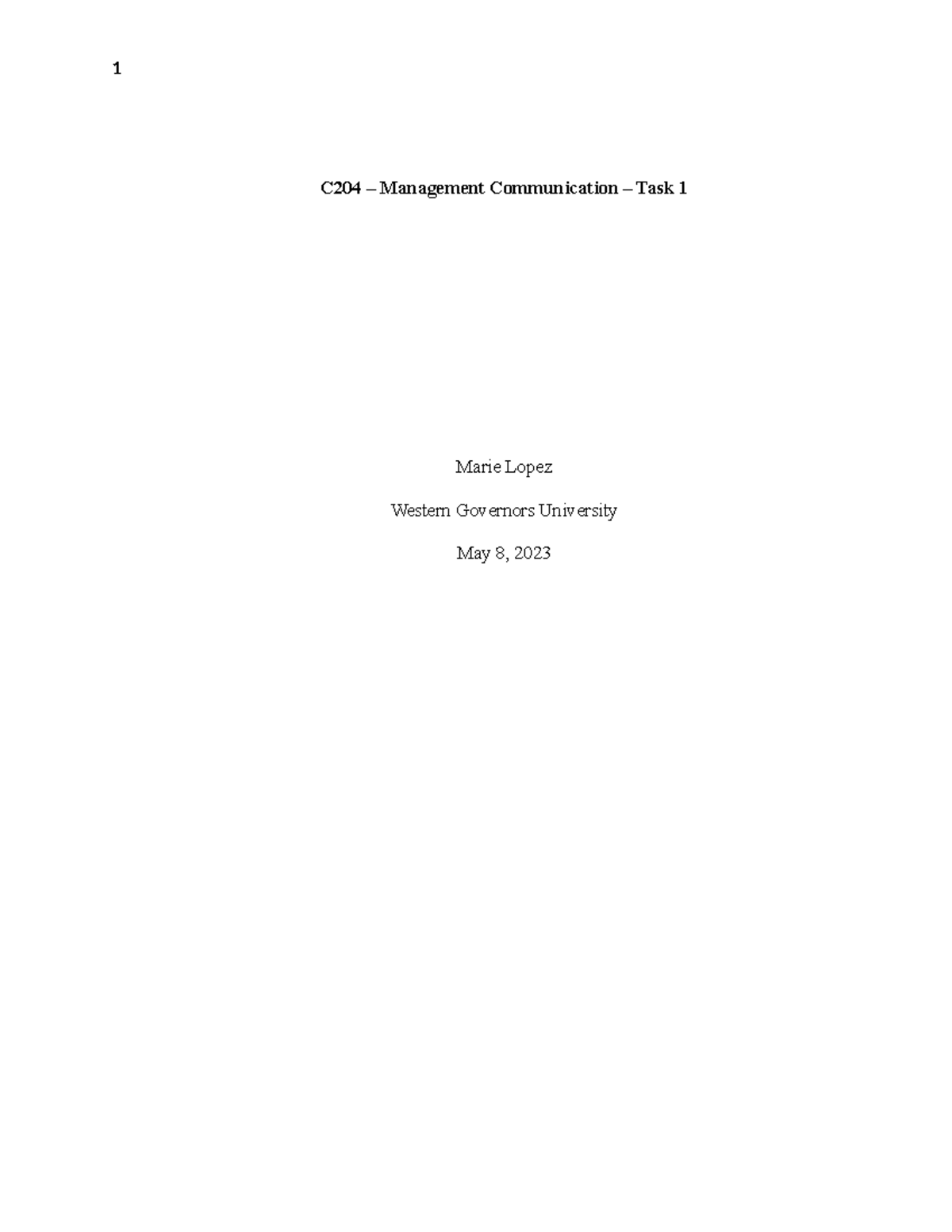 C204 Management Communication Task 1: Kamelon Launch Overview - C204 – Management Communication ...