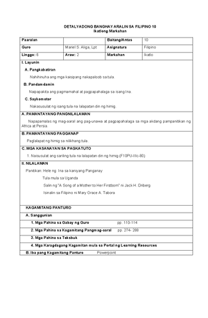 Pagbasaat Pagsusuri Sem2 Qtr4 Modyul 9 Katwirang Lohikal at Pagbuo ng ...