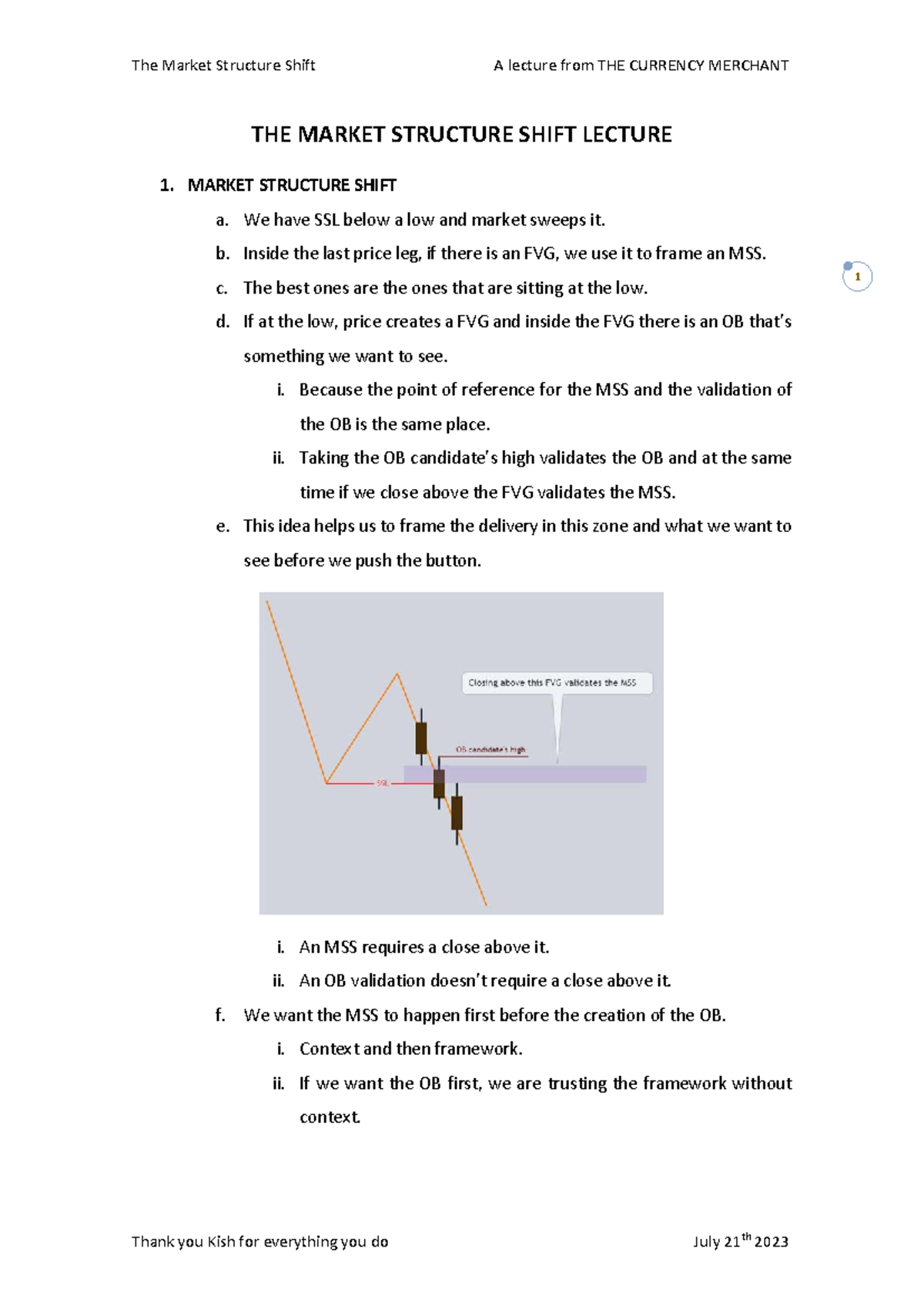 THE Market Structure Shift Lecture - 1 THE MARKET STRUCTURE SHIFT ...