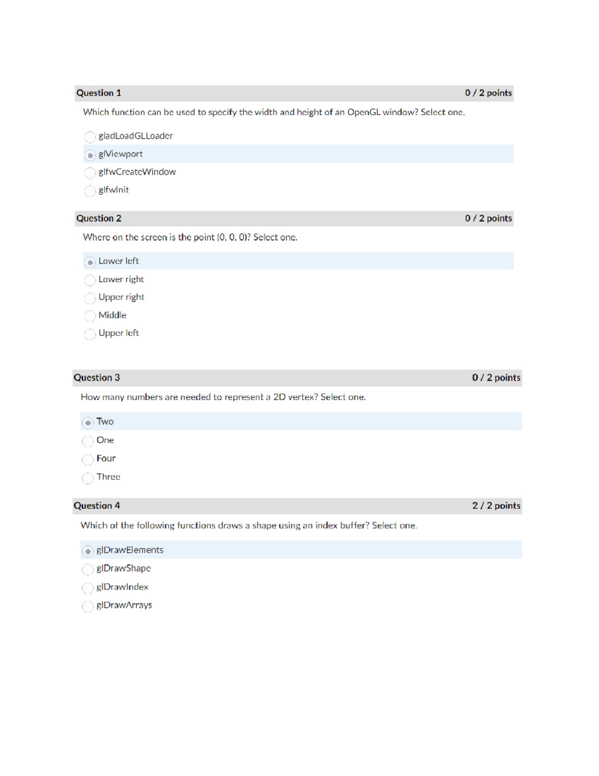 2-2 Quiz: Theory Behind Vertices - CS330 - Studocu