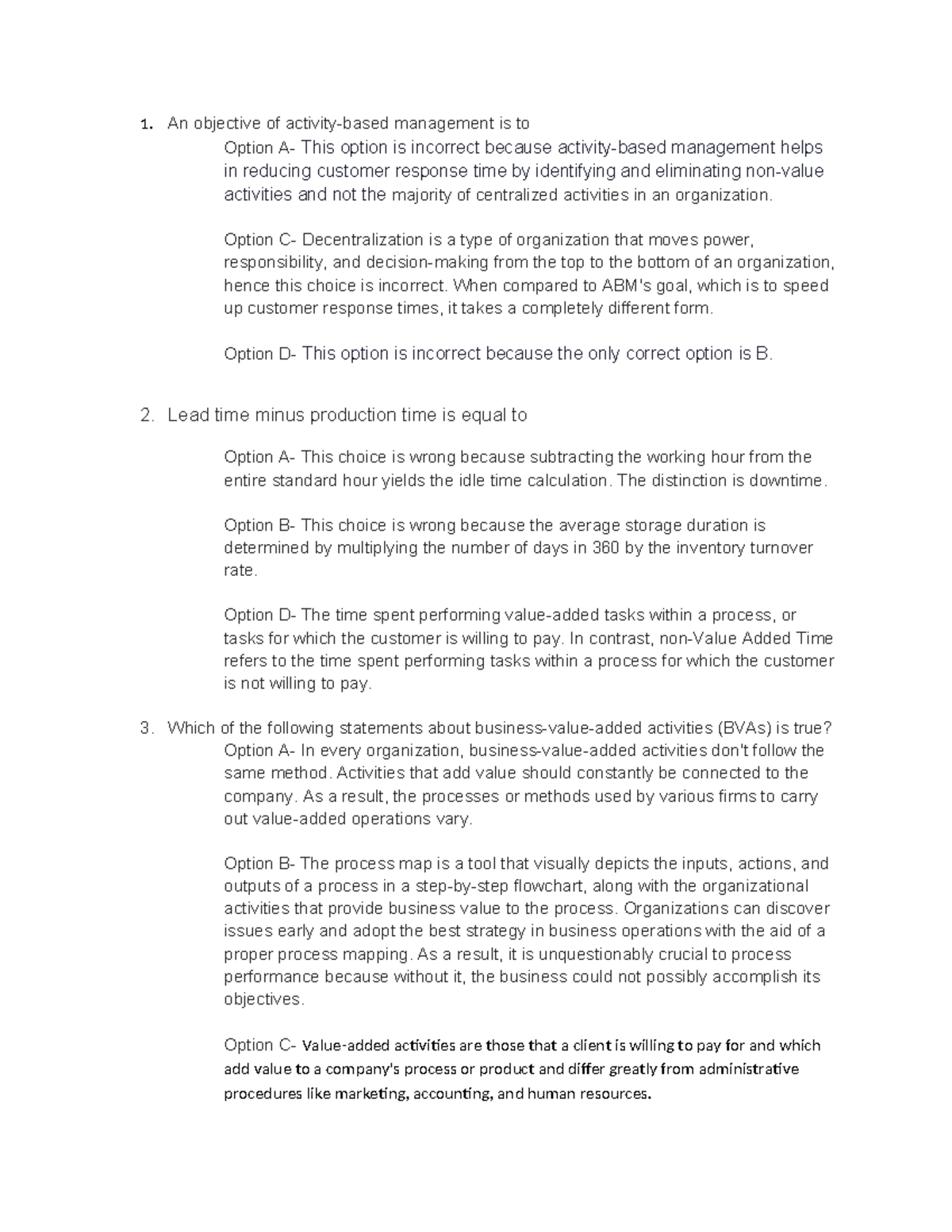 1st Term Exam Acctg 2105 1st Sem 22-23 - 1. An objective of activity ...